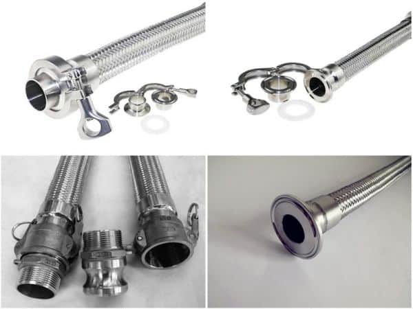BW camlock couplings for SS Braided flex Hose - Double Well ...